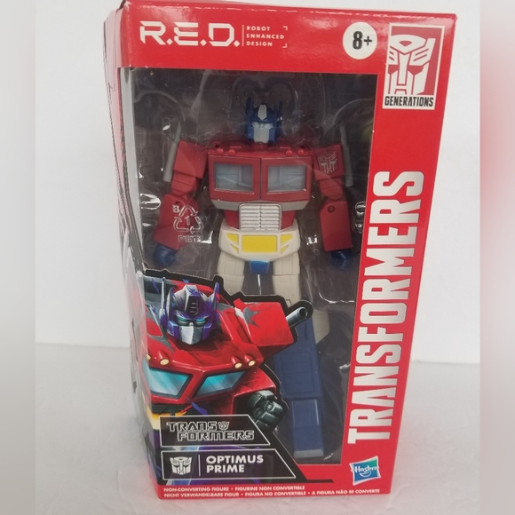 Hasbro | Toys | Transformers Red Optimus Prime Hasbro Nib Robot ...